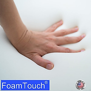 FoamTouch Upholstery Foam Cushion High Density, 5" H X 24" W X 24" L