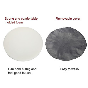 Diydeg 360 ° Rotation Antiskid Swivel Seat Cushion, Rotating Chair Pad, Relieve Pain 150kg Load Removable Office for Car Home Use