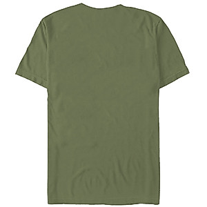 STAR WARS Men's Yoda Words of Wisdom T-Shirt - Military Green - Large