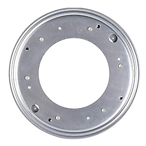 Fasmov 8 inches Lazy Susan 5/16 Thick Turntable Bearings with 6 Rubber Pads, Pack of 3