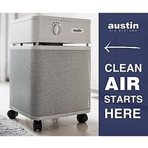 Austin Air Healthmate Plus - Powerful Air Purifier with HEPA Medical-Grade Filtration System, Eliminate Harmful Airborne Contaminants, (Sandstone)