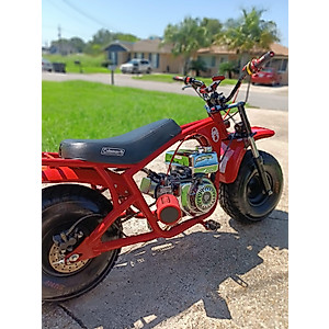 JMCHstore Brilliant Chrome Pull Start Recoil Starter Assembly for Predator 212 Coleman B200R CT200U EX 200cc Mini Bike, KT196 Go Kart Pull Cord Start Honda 6.5HP GX160 196 Hisun Engine Tao Motor