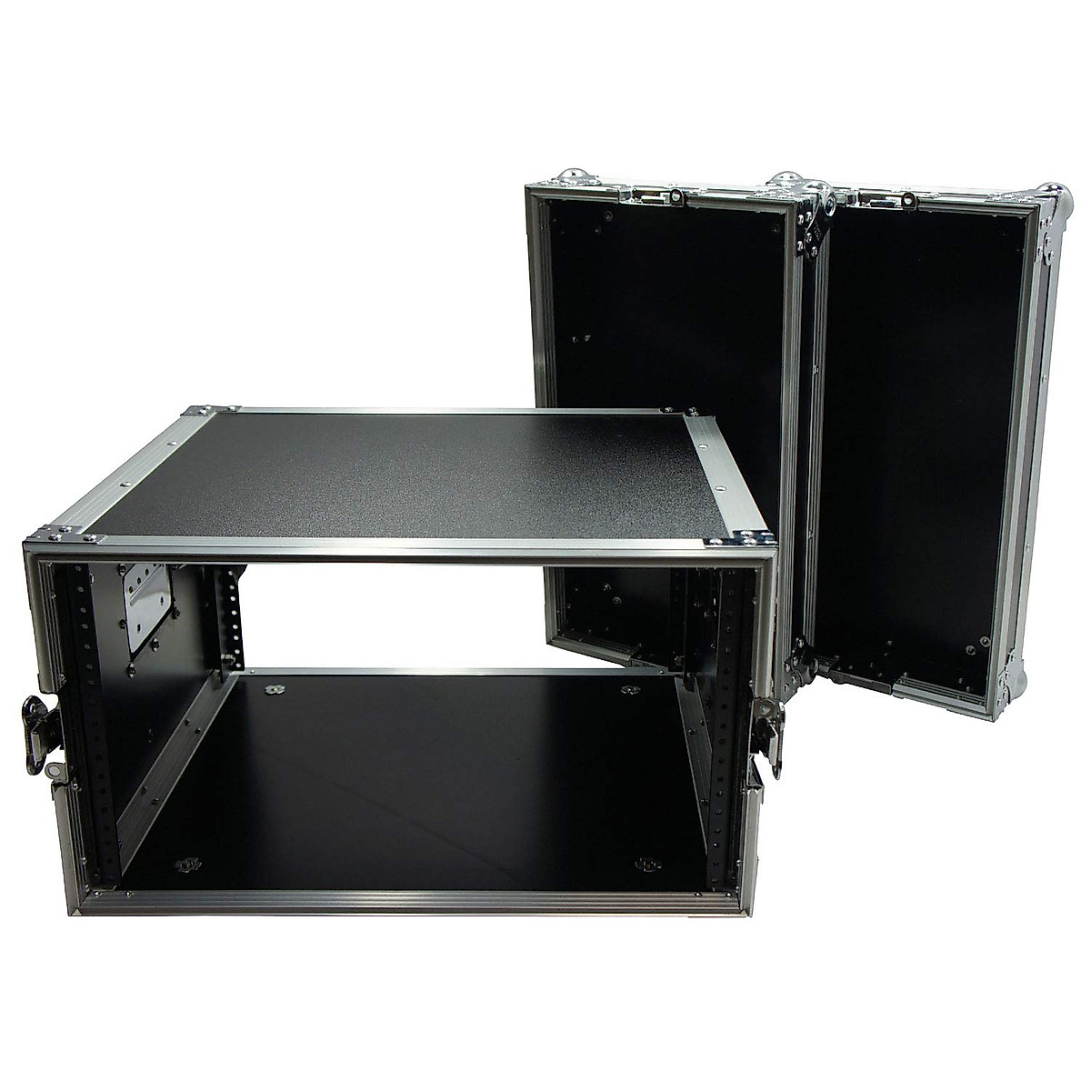 Harmony Audio Cases HC6UAD DJ Flight Amp 6U Rack Space Road Travel Amplifier Case