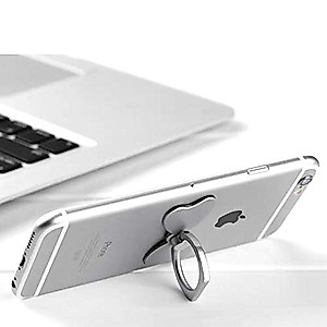 Wen XinRong 4 Pack Metal Bow Phone Ring Holder, Bowknot Phone Finger Ring Grip 360°Rotation Phone Rings Kickstand Compatible with All Smartphone