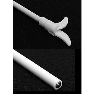 PTFE Electric Stirring Rod Overhead Stirrer Mixer Shaft Anchor Paddle for Flask in Lab (400MM)