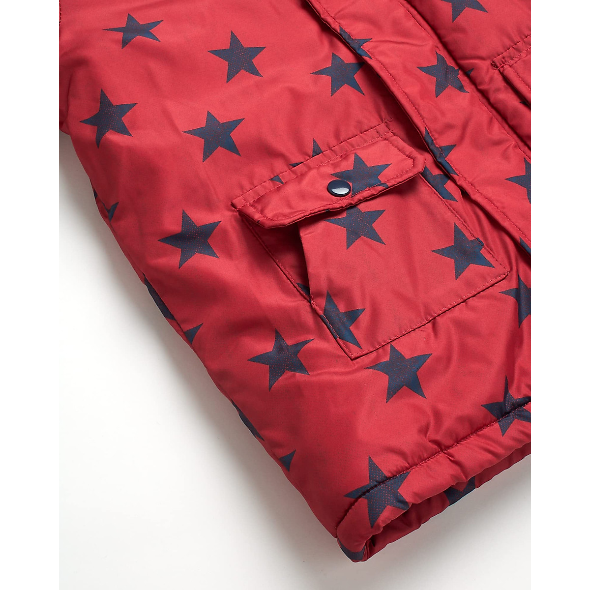 Wippette Boys' Snowsuit - 2 Piece Heavyweight Insulated Ski Jacket and Snow Bib (12M-12), Size 24 Months, Red Stars