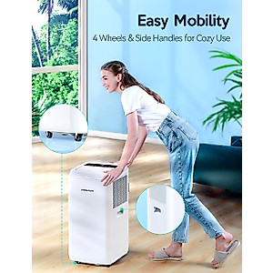 VAGKRI Portable Air Conditioners 12000 BTU, 3-in-1 AC Unit with Fan & Dehumidifier Cools up to 400 sq. ft, Portable AC with ECO Mode, 3 Fan Speeds, Auto Swing, 24H On/Off Timer, Remote Control