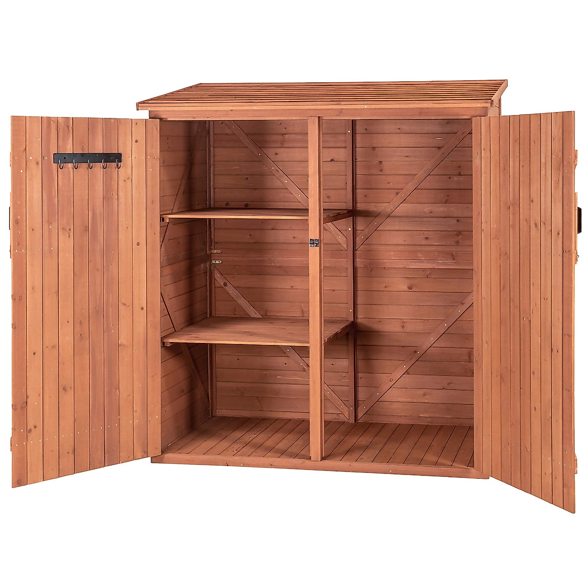 Leisure Season MSS6602-T Storage-Sheds, Medium Brown