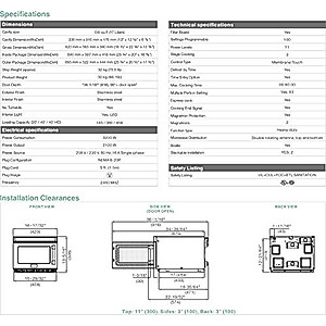Midea Equipment 2117G1A Commercial Microwave, 2100 Watts, Stainless Steel