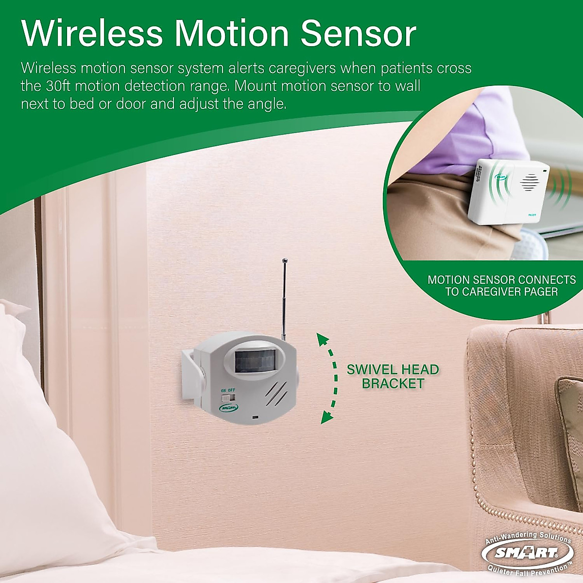 SMART CAREGIVER TL-5102MP Motion Sensor And Pager