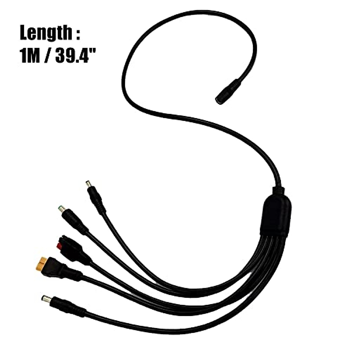 Universal DC7909 to Anderson, XT60, DC8mm, DC3.5mm, DC5.5*2.1mm Adapter, Solar Panel Connectors Socket, Solar Charge Cable Kit for 50W to 200W Portable Solar Generator (7909 to 5cable kit)