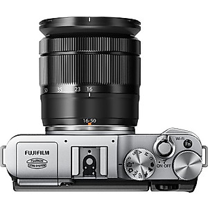 Fujifilm X-M1 Compact System 16MP Digital Camera Kit with 16-50mm Lens and 3-Inch LCD Screen (Silver)