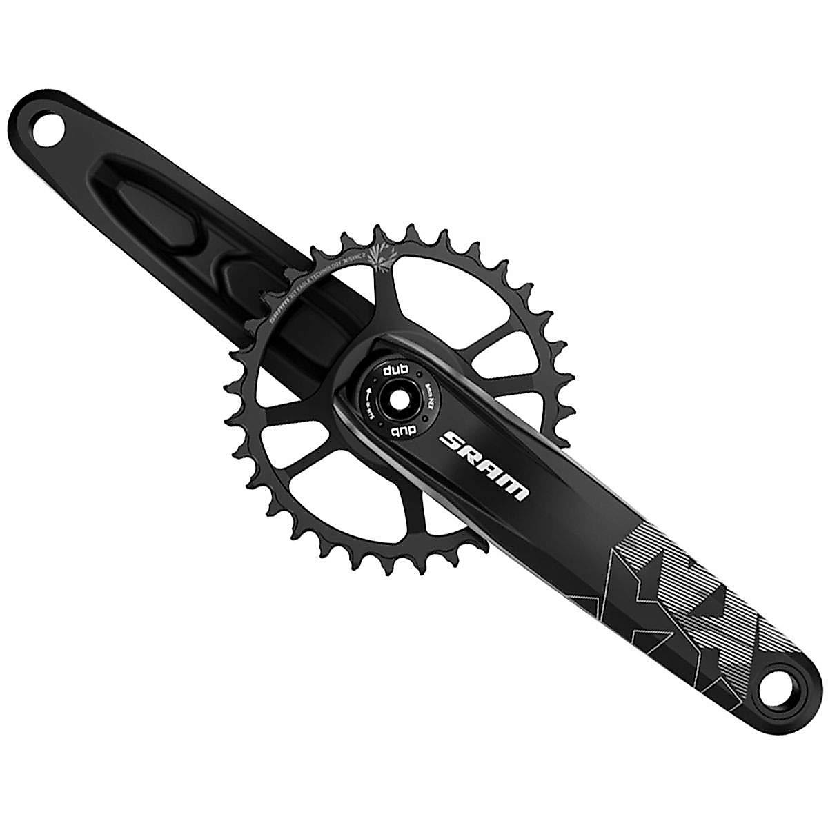 SRAM NX Eagle Groupset: 170mm 32 Tooth DUB Boost Crank, Rear Derailleur, 11-50 12-Speed Cassette, Trigger Shifter, and Chain