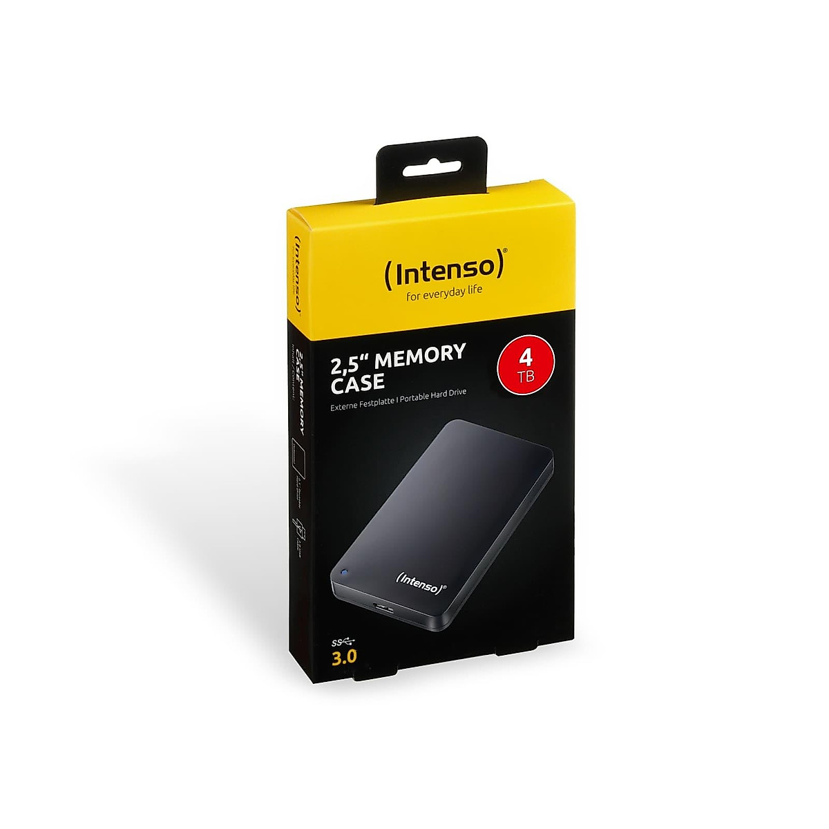 Intenso Memory Case 5 TB Portable Hard Drive, Black