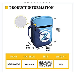 DISNIMO Cow Print Bible Cover Bible Case for Women Girls Large Size Carrying Book Cover Case Church Bag Bible Protective Bag with Handle and Zippered Pocket Kids Study Bible Bag