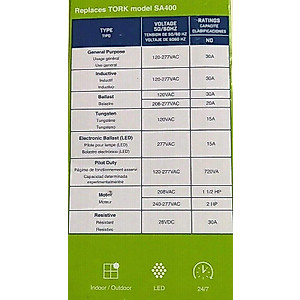EWZ Series Multipurpose Control Astronomic 7 Day Time Switch, 120-277 VAC Input Supply, 1 Channel, DPST Output Dry Contact