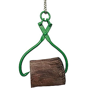 Timber Claw Hook, 18in - Log Lifting Tongs Heavy Duty Grapple Timber Claw, Lumber Skidding Tongs Logging Grabber 18" Jaw Opening