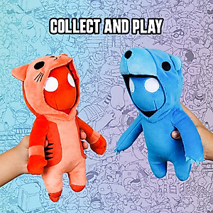 P.M.I. Gang Beasts Plush Buddies - Blue Bear - 8 Inch Plush Toys - Great Gift for Boys and Girls - Huggable Plush Toys for Kids - Official Gang Beasts Plush Toys