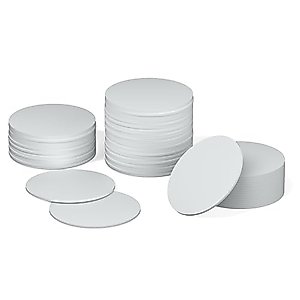 15pcs Timeskey NFC Cards 215 NFC Tags NTAG 215 NFC Round Cards （25mm /1inch）, NFC Tags Suitable for All Phones That Support NFC, 100% Compatible w