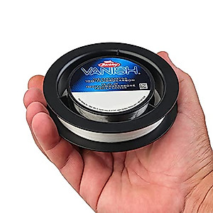 SpiderWire Ultracast Braid Vanish Fluorocarbon Dual Spool, 30lb Translucent Braid with 50lb Clear Fluoro Leader, 164yd | 150m