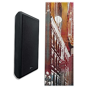 Rockville 2 RockSlim Black Home Theater 5.25" 240w Easy Wall Mount Slim Speakers