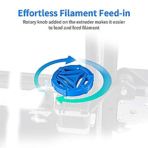 Official Creality Ender 3 V2 Upgraded 3D Printer with Silent Motherboard Branded Power Supply Carborundum Glass Platform Resume Printing Function, DIY FDM 3D Printers Build Size 8.66x8.66x9.84 inch