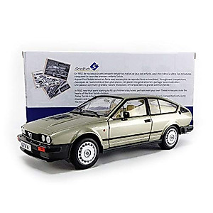 Solido 421185760 Alfa Romeo GTV6 1984 Model Car Die-Cast Zinc Silver