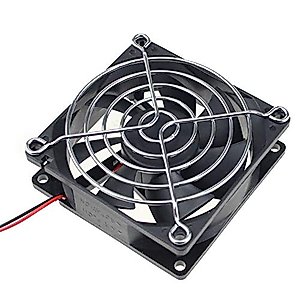 GDSTIME 80mm x 80mm x 25mm 12V Brushless DC Cooling Fan compatible with Desktop