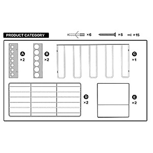 SANNO Power Tool Organizer, Garage Tool Organizers and Storage Rack, Drill Holder Wall Mount Tool Shelf, Utility Storage Rack for Cordless Drill, Station Screwdriver,3 Layers