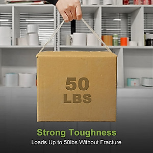 Anylabel Clear Packing Tape, 1.88" x 54.6 Yards, 6 Rolls, 3" Core, for Moving, Sealing, Packaging, Shipping, Storage, Packaging Tape Refills for Dispenser