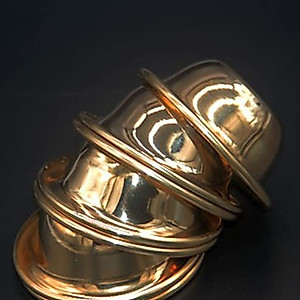 PATKAW 7Pcs Copper Offering Bowl Set Buddhist Water Bowls Tibetan Worship Cup Holy Water Bowl Buddhist Alar Supplies for Yoga Meditation Random Color