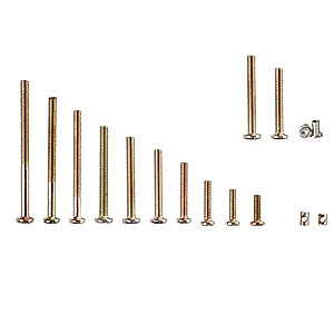 Crib Screws Bolts Replacement Hardware Parts Kit Metric M6 Allen Head Crib Bolts Barrel Nuts Compatible with StorkCraft Cribs Equinox Steveston Beckett Princess Tuscany Alpine Pacific Hillcrest Petal