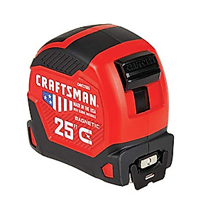 CRAFTSMAN Tape Measure, PROREACH, 25-Foot (CMHT37665S)