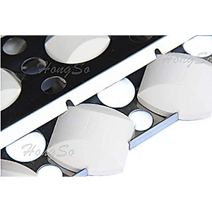 Hongso 16.5“ Heat Plates and 15.75" Cast Iron Burners for Barbeques Galore Turbo STS 720-0057 XG4TDN Elite XG5TDN, Nexgrill 720-0057 Grill Models