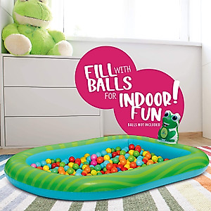 Splashin'kids 3 in 1 Inflatable Sprinkler Pool Kiddie Pool Kids Pool Toddlers Wading Swimming Outdoor Play Mat Splash Pad 9 Months and up Boys Girls Large (Small and Large Size)