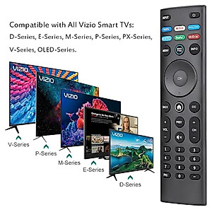 XRT140 Universal Remote Control for All VIZIO Smart TVs, TV Remote Replacement for VIZIO TV Smartcast D-Series E-Series M-Series P/PX-Series V-Series, OLED-Series