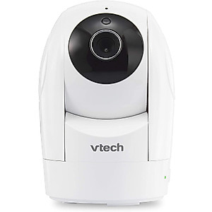 VTech VM5262 5" Digital Video Baby Monitor with Pan & Tilt Camera and Full-Color White (Renewed)