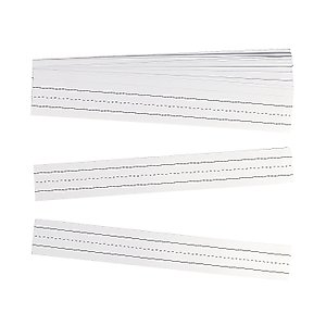 Fun Express 100 Sentence Strips for Classroom, 21½" x 3" Wide-Rule, Thick Paper Ideal for Handwriting Practice, Cardstock Paper for Teachers & Offices