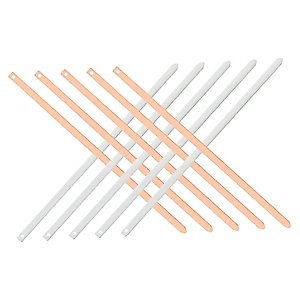 NUOBESTY 1 Set Power Generation Materials an Fittings Copper Electrode Strip Experiment Supplies Copper Plate Electrode Strip for Experiment Copper Strips DIY Fruit Battery Materials Zinc
