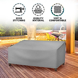 Patio Large Waterproof - Outdoor Patio Sofa Cover Washable - Heavy Duty Furniture 41X79X39 Inch Couch Cover Sofa