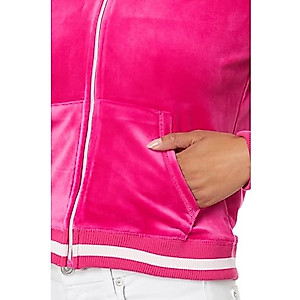 Juicy Couture Heritage Rib Trim Track Pants with Contrast Rib Free Love LG (US 10-12)