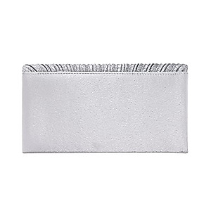 Women Silver Evening Bags Clutch Purses for Wedding Party Formal Dressy Handbag with Shoulder Chain