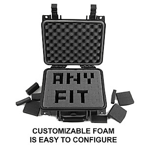 Casematix 11" Waterproof Studio Recording Microphone Case Compatible with Blue Ember Xlr Condenser Microphone and Audio Accessories