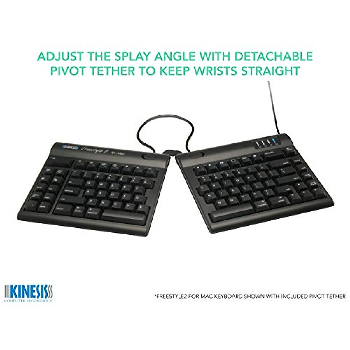 Kinesis USB Freestyle2 Keyboard for Mac (20" Extended Separation)