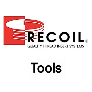 Recoil 36080 Standard Thread Repair Kit, 1/2-14 NPT, Inserts [1.5D] 5 Pc (1 PK)