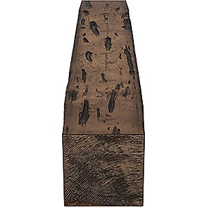 Ekena Millwork MANUPC04X04X60ZD Pecky Cypress Faux Wood Fireplace Mantel, 4"H x 4"D x 60"W, Premium Aged