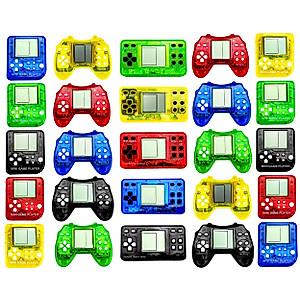 TGIQROVE Video Game Party Favors, Video Games Keychain, Birthday Gaming Party Gifts, Mini Game Console for Kids Classroom Prizes, Goodies Bags Stuffer, Backpack (12Pcs)
