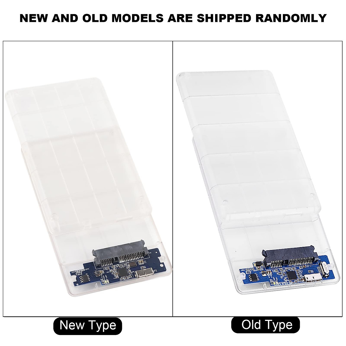 2.5 Inch SATA to USB 3.0 Hard Drive Disk Enclosure, HDD SSD Storage Box Case Enclosure