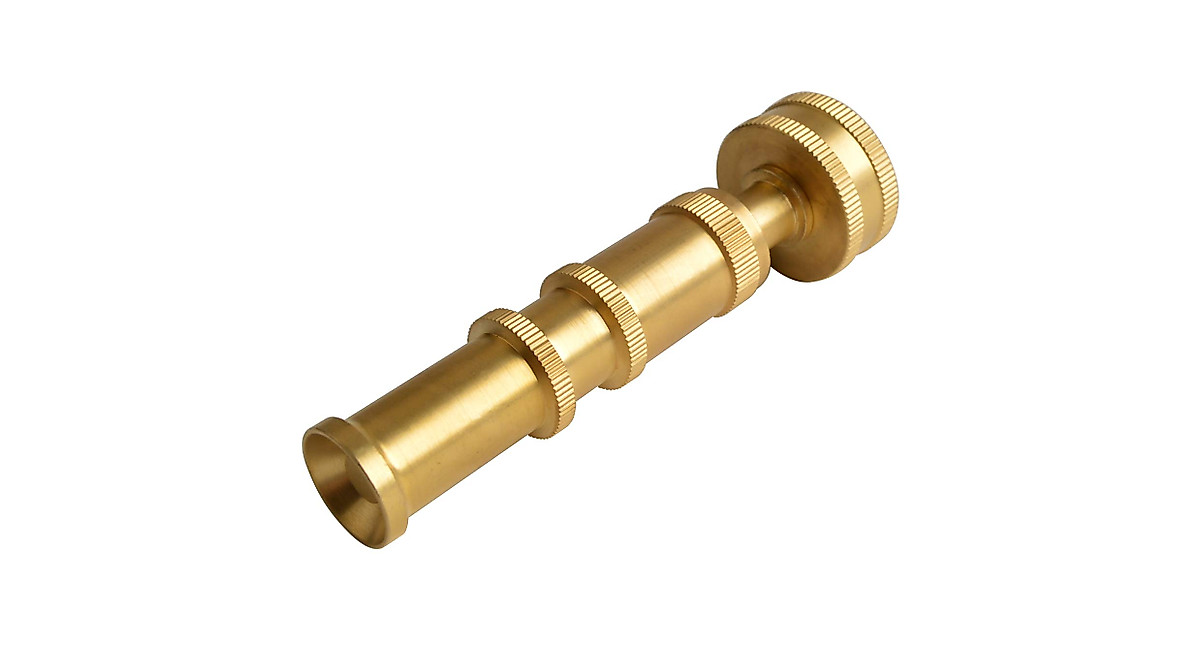 HYDRO MASTER Heavy Duty Brass Hose Nozzle for All Needs