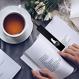 Funny Bookmarks for Students Teachers School Home Office Supplies, Cat Book Markers for Women Inspirational, Book Lover Cat Lover Girl Friends Sister Female Gifts